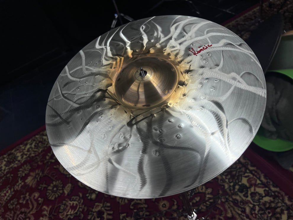 Kmicic Vein gold titanium hi-hat 13-15” – Kmicic Cymbals