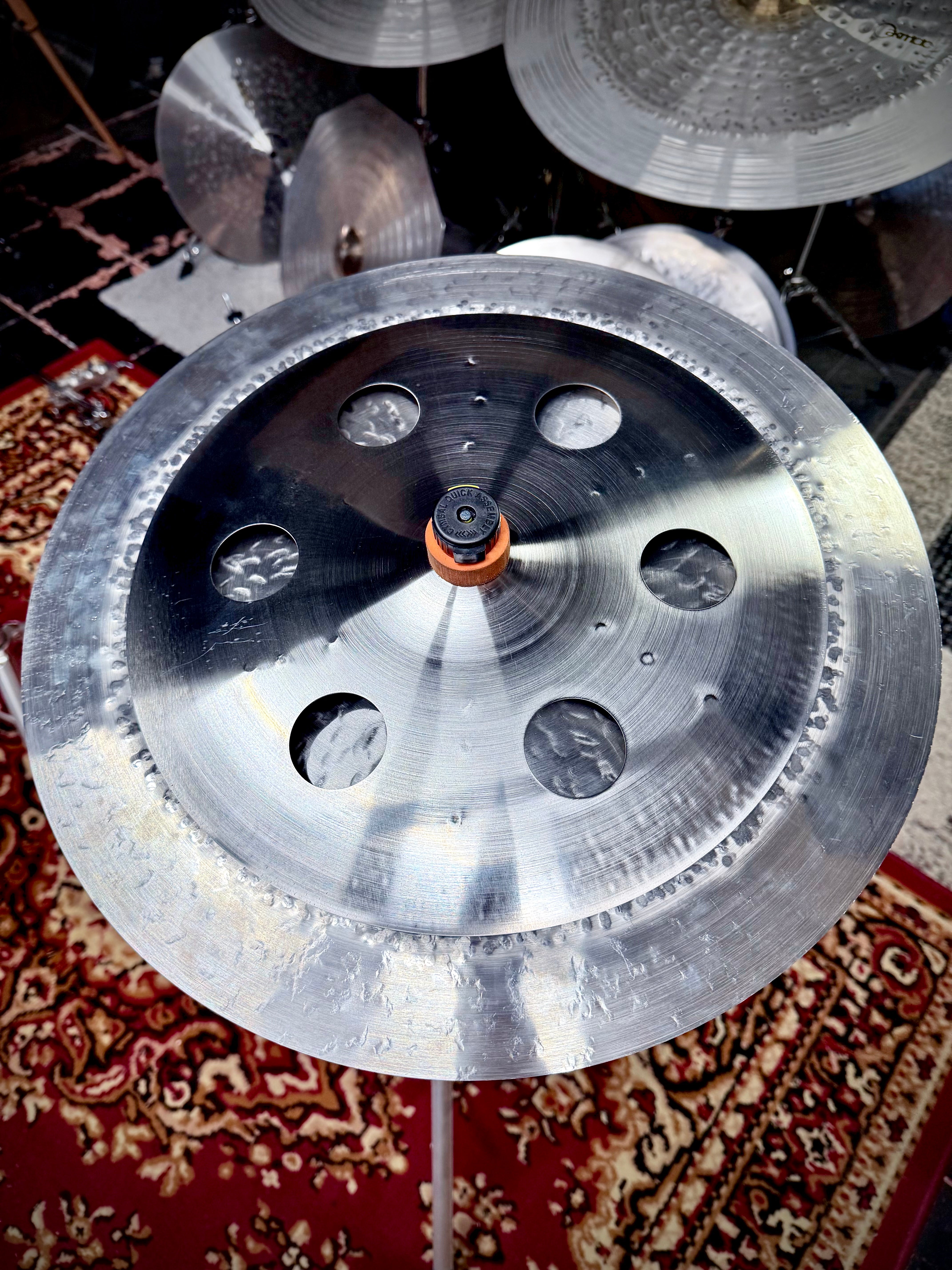 Invader Cymbal Stack – 18/14” Titanium Handmade Stack – Kmicic Cymbals