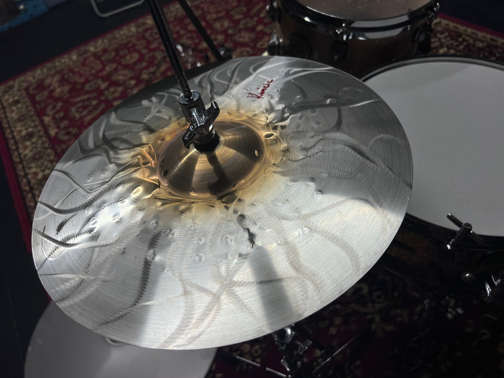 Kmicic Vein gold titanium hi-hat 13-15” – Kmicic Cymbals