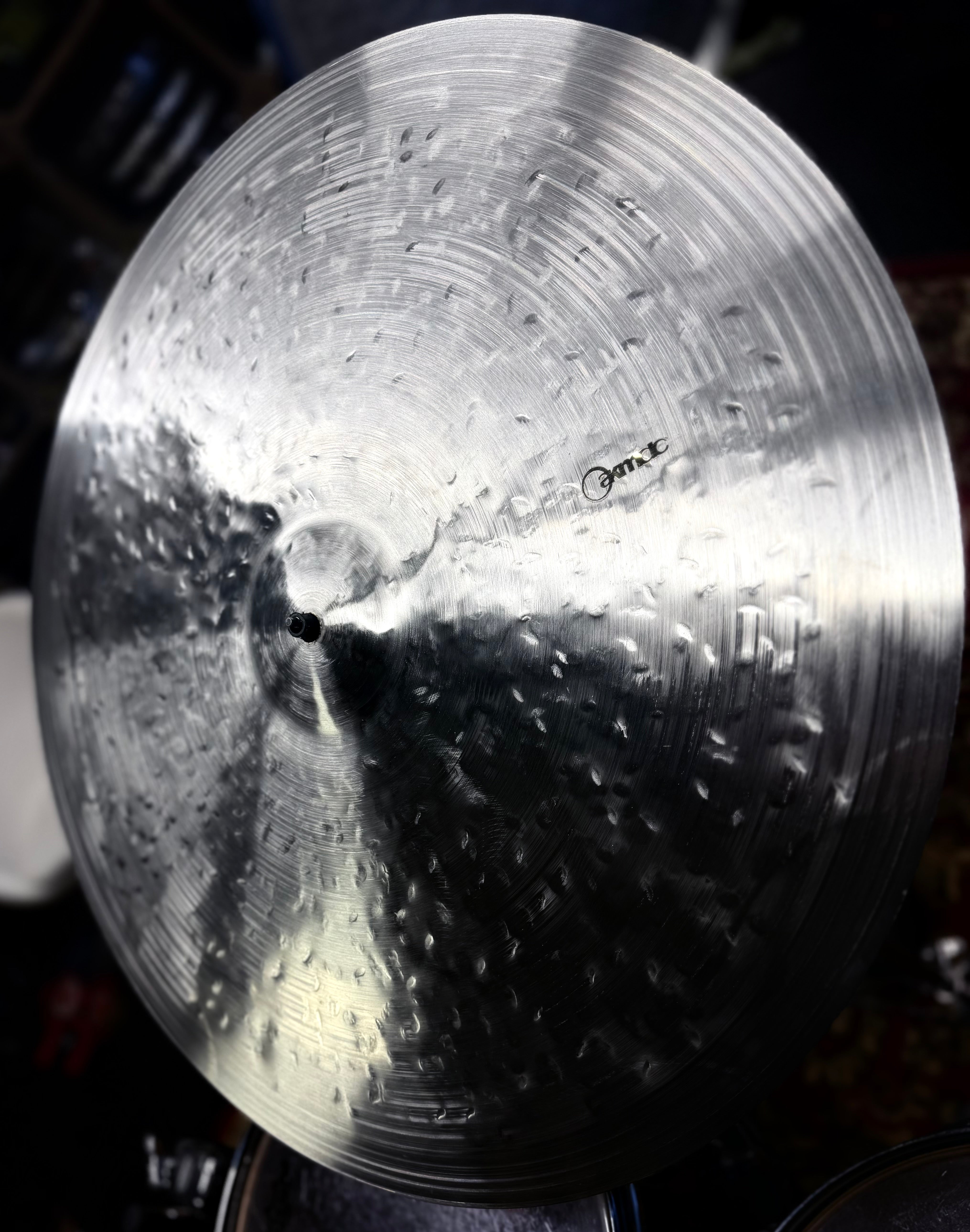 23" Custom Dry Ride – Titanium Handmade Cymbal (One of a Kind) – Kmicic ...